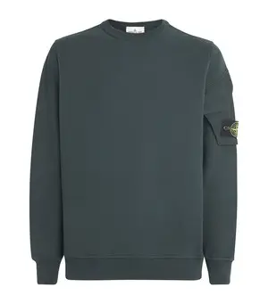 Stone Island Cotton Compass Pocket Sweatshirt