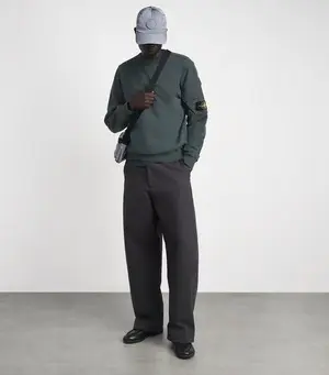 Stone Island Cotton Compass Pocket Sweatshirt