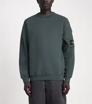 Stone Island Cotton Compass Pocket Sweatshirt