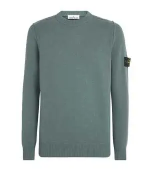 Stone Island Virgin Wool-blend Compass Sweater