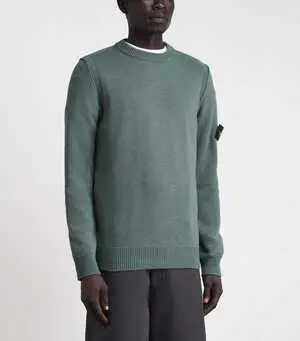 Stone Island Virgin Wool-blend Compass Sweater