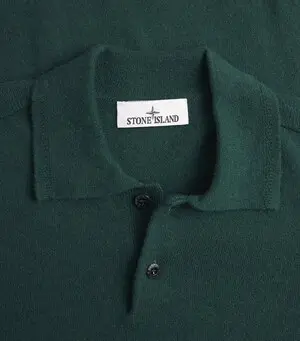 Stone Island Wool Compass Polo Sweater