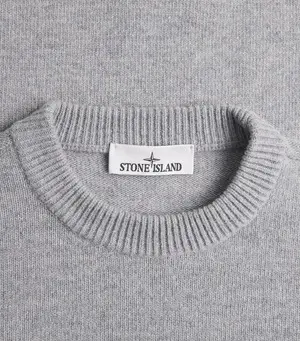 Stone Island Virgin Wool-blend Compass Sweater