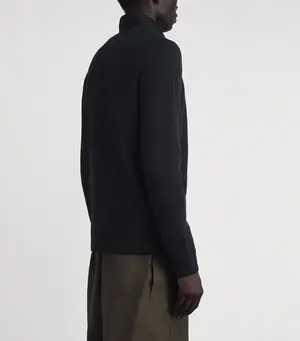 Stone Island Wool-blend Button-up Sweater