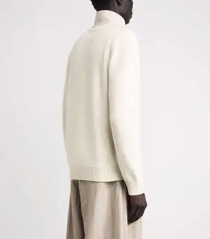 Stone Island Lambswool Stand-collar Cardigan