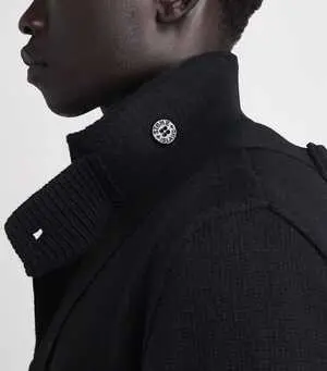 Stone Island Lambswool Stand-collar Cardigan