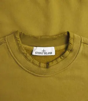 Stone Island Cotton Rib-knit Compass Sweatshirt