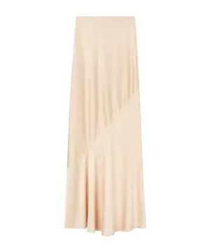 Ermanno Scervino Matte Satin Maxi Skirt