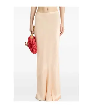 Ermanno Scervino Matte Satin Maxi Skirt