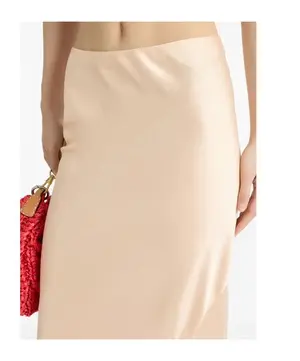 Ermanno Scervino Matte Satin Maxi Skirt