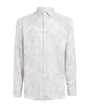 Etro Cotton Jacquard Shirt - White