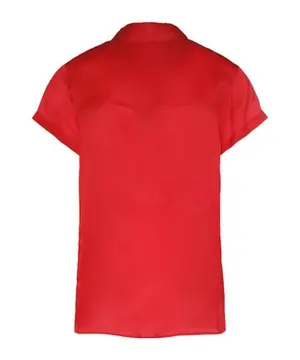 Khaite Keefe Silk Organza Shirt - Red