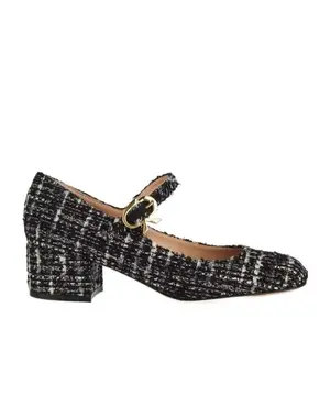 GIANVITO ROSSI Tweed Mary Jane High Heels