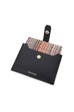 Paul Smith Signature Stripe Logo Printed Cardholder