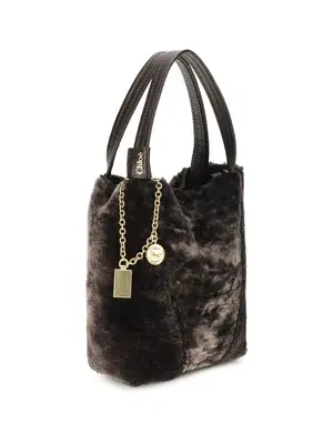 Chloé Shearling Spin Tote Bag