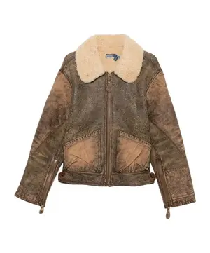 Polo Ralph Lauren Shearling-trim Bomber Jacket