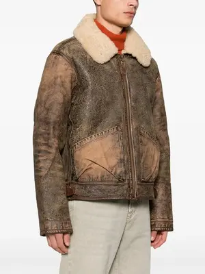 Polo Ralph Lauren Shearling-trim Bomber Jacket