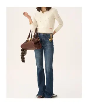 Chloé Logo Embroidered Knitted Jumper