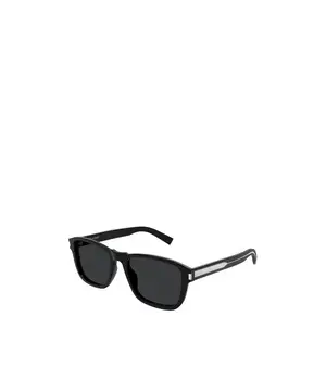 Saint Laurent Square Frame Sunglasses - Black