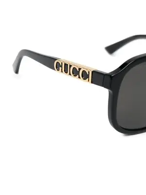 Gucci Tinted Pilot Frames