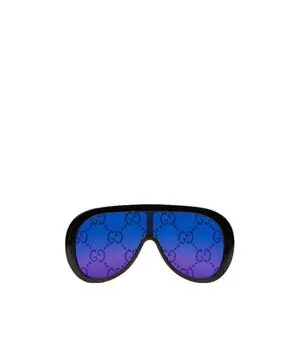 Gucci Oversized Frame Sunglasses - Blue