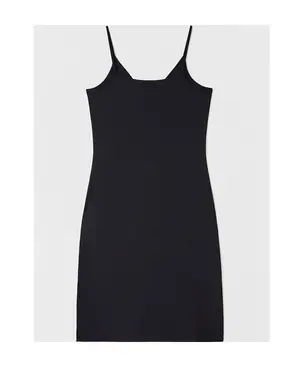 JIL SANDER V-neck Sleeveless Slip Mini Dress