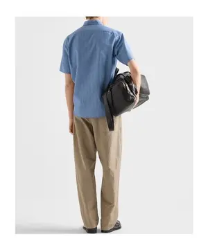Prada Short-sleeved Chambray Shirt