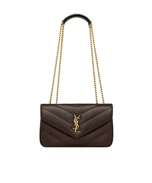 Saint Laurent Loulou Small In Matelassé Lambskin