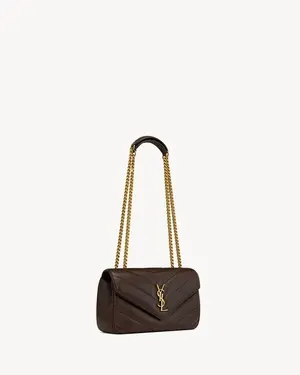 Saint Laurent Loulou Small In Matelassé Lambskin