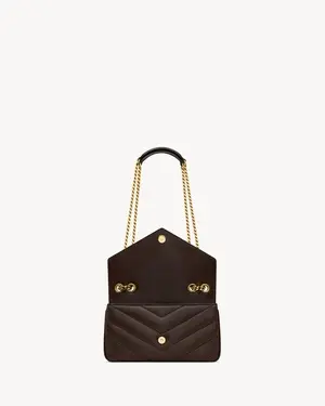 Saint Laurent Loulou Small In Matelassé Lambskin