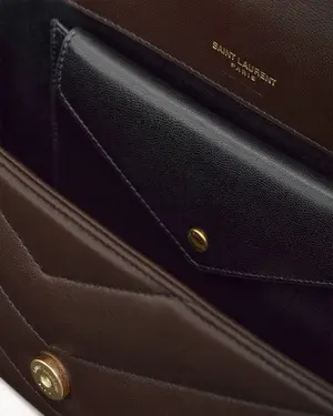 Saint Laurent Loulou Small In Matelassé Lambskin