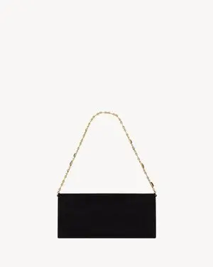 Saint Laurent Kate Clutch In Velvet