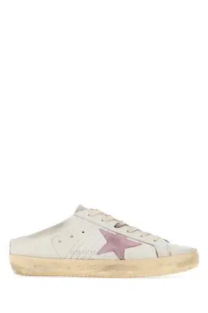 GOLDEN GOOSE Leather Super-star Slip Ons - White