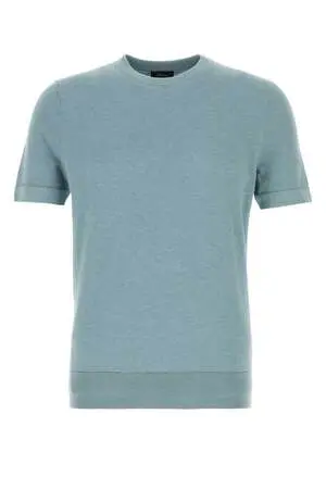 Brioni Cerulean Cotton T-shirt - Blue