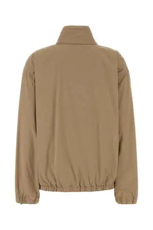 Miu Miu Camel Gabardine Windbreaker
