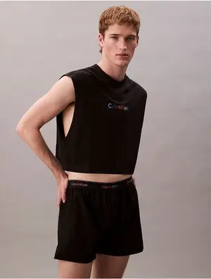 Calvin Klein Pride Muscle Tank Top - Black