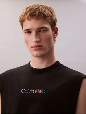 Calvin Klein Pride Muscle Tank Top - Black
