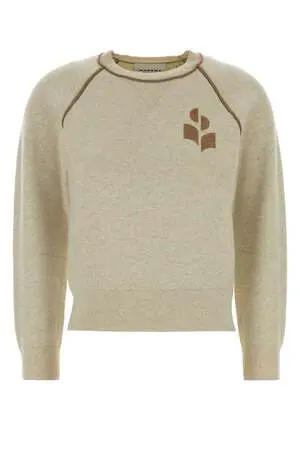 Isabel Marant Étoile Melange Sand Cotton Blend Loriby Sweater - Brown
