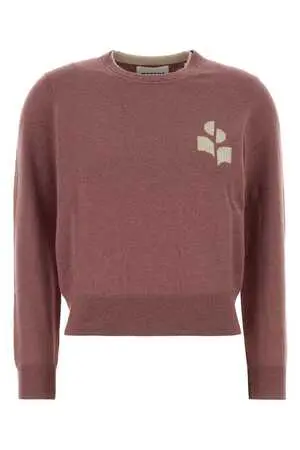 Isabel Marant Étoile Antiqued Cotton Blend Lanta Sweater - Pink