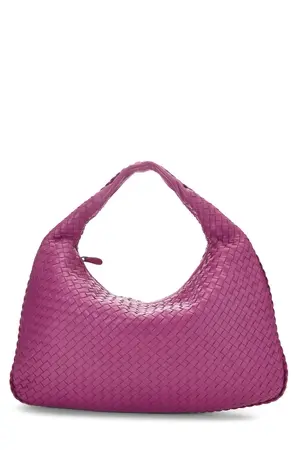 Bottega Veneta Purple Intrecciato Veneta Hobo Large Purple