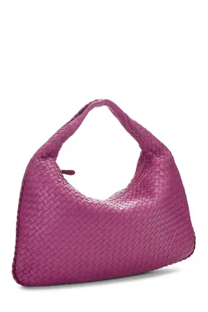Bottega Veneta Intrecciato Veneta Hobo - Purple