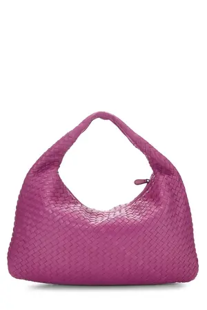 Bottega Veneta Intrecciato Veneta Hobo - Purple