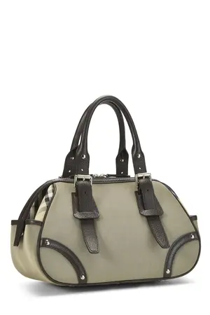 Burberry Check Bowler Handbag