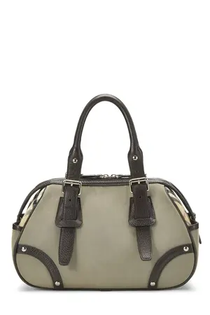 Burberry Check Bowler Handbag