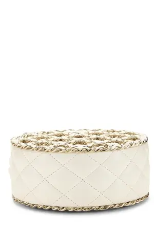 Chanel Round Caged Chain Around Crossbody
