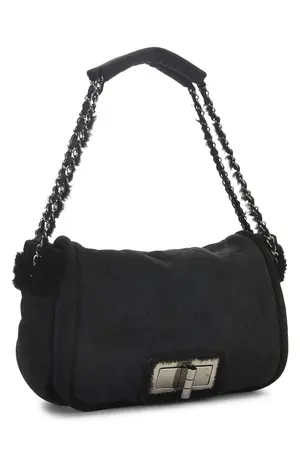 Chanel Mouton Mademoiselle Lock Shoulder Bag