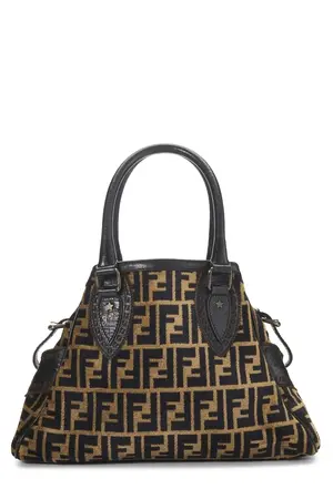 Fendi Zucca Velour Bag Du Jour