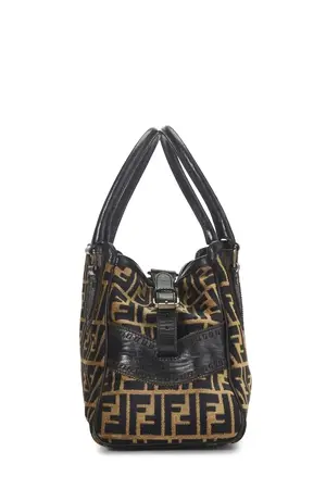 Fendi Zucca Velour Bag Du Jour