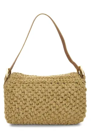 Fendi Metallic Crochet Baguette