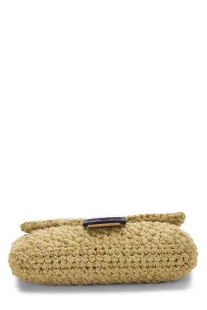 Fendi Metallic Crochet Baguette